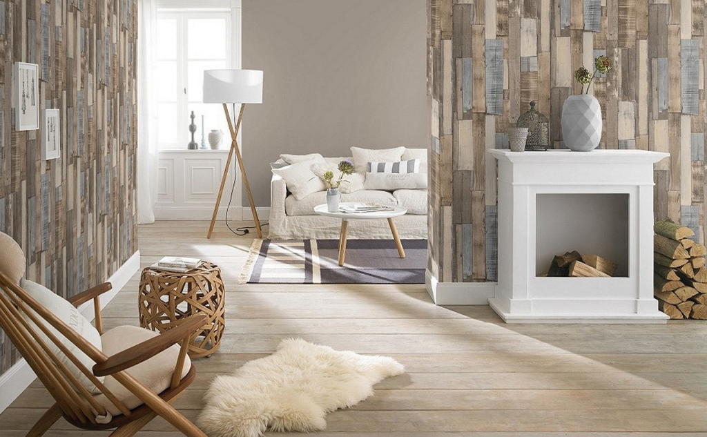 Cómo decorar paredes de un salón rústico - Bricolajeamos.com